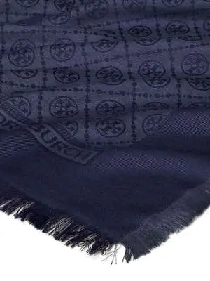 Tory Burch T Monogram Jacquard Scarf