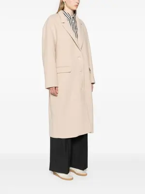 Isabel Marant Étoile Efezia Maxi Coat - Neutrals