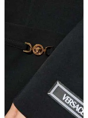 Versace Logo-appliqué Single-breasted Blazer