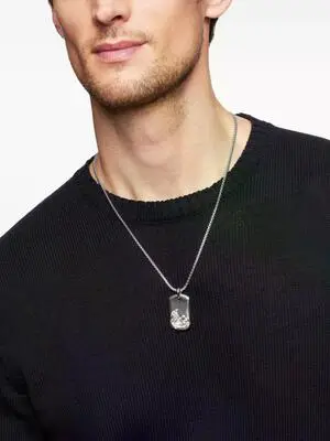 David Yurman Waves Sterling Tag - Silver