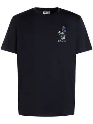 Bally Logo-print Organic Cotton T-shirt