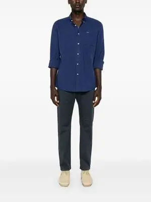 Barbour Chest-pocket Linen-blend Shirt