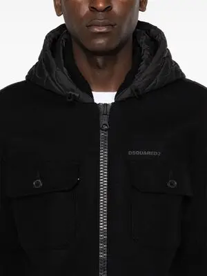 Dsquared2 Contrast-panel Hooded Jacket
