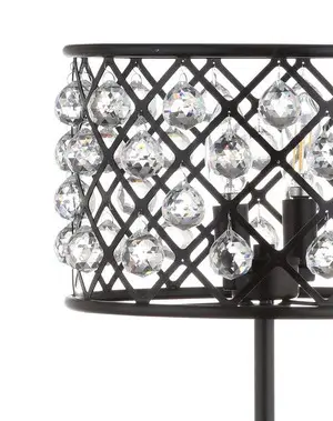 JONATHAN Y Gabrielle Metal/crystal Led Table Lamp