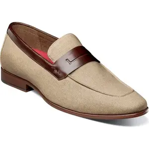STACY ADAMS Gill Saddle Loafer - Sand Multi