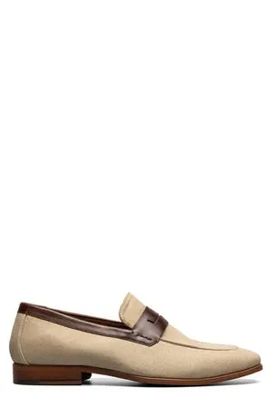 STACY ADAMS Gill Saddle Loafer - Sand Multi