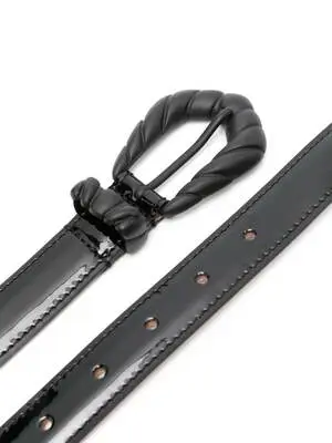 IRO PARIS Patent Leather Belt