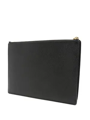FERRAGAMO Gancini Leather Wristlet
