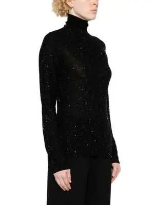 Fabiana Filippi Roll-neck Sweater - Black