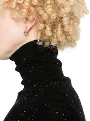 Fabiana Filippi Roll-neck Sweater - Black