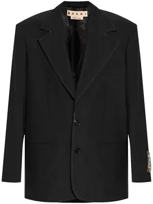 Marni Single-breasted Blazer - Black