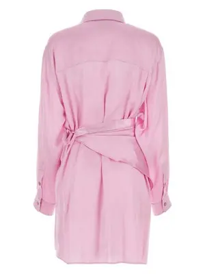 Balenciaga Monogram-jacquard Shirt Dress