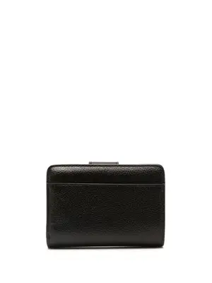 Michael Kors Logo Plaque Leather Purse