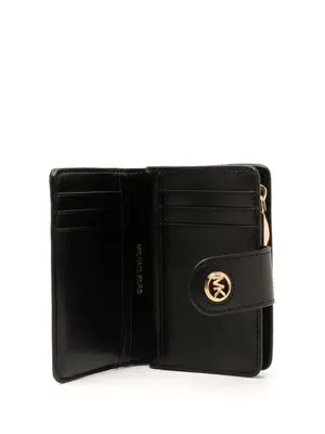Michael Kors Logo Plaque Leather Purse