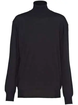Prada Roll-neck Jumper - Black