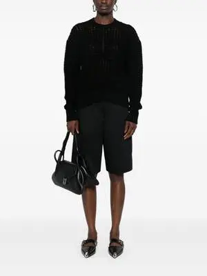 Givenchy 4g Open-knit Jumper - Black