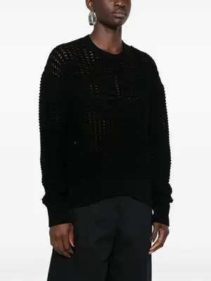 Givenchy 4g Open-knit Jumper - Black
