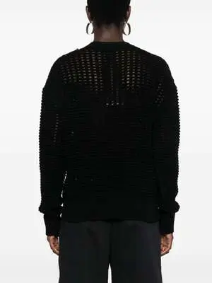 Givenchy 4g Open-knit Jumper - Black