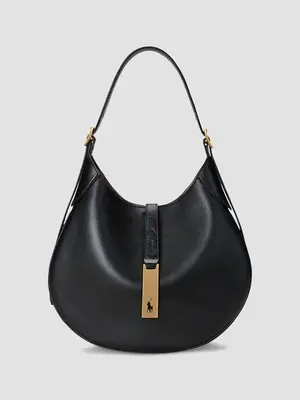 Polo Ralph Lauren Id Leather Bag - Black