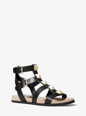 Michael Kors Wren Studded Leather Sandal