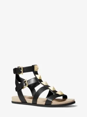 Michael Kors Wren Studded Leather Sandal