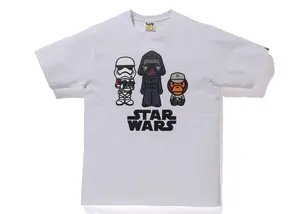 A BATHING APE X Star Wars First Order Tee Shirt - White