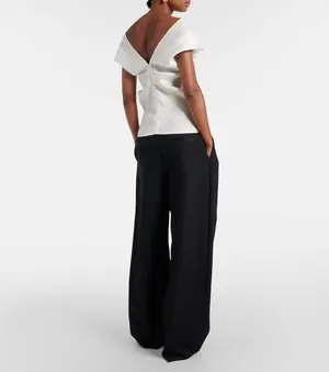 Khaite Ami Silk Top - White