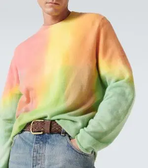 THE ELDER STATESMAN Wave Aura Cashmere Sweater