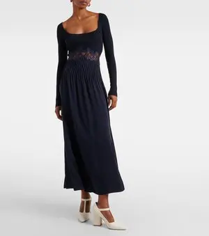 Gabriela Hearst Prior Maxi Dress - Blue