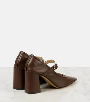 Le Monde Beryl 80 Leather Mary Jane Pumps