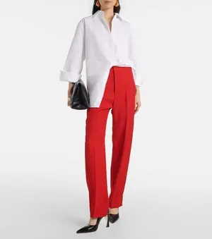 Victoria Beckham Mid-rise Tapered Trousers