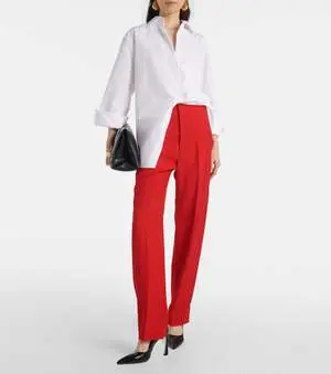 Victoria Beckham Mid-rise Tapered Trousers