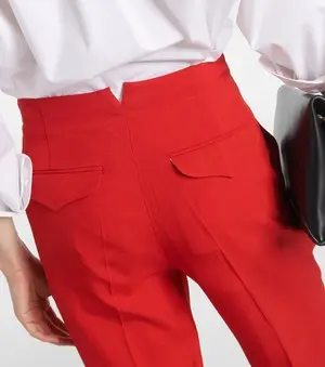 Victoria Beckham Mid-rise Tapered Trousers