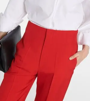 Victoria Beckham Mid-rise Tapered Trousers