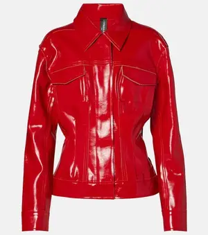 Women's Red Leather Jackets