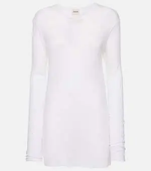 Khaite Morton Ribbed-knit Top