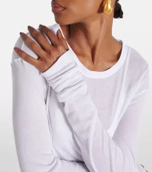 Khaite Morton Ribbed-knit Top