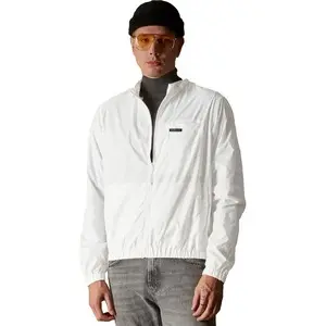 MEMBERS ONLY Packable Windbreaker Jacket - White