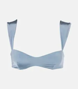 Magda Butrym Bikini Top - Blue