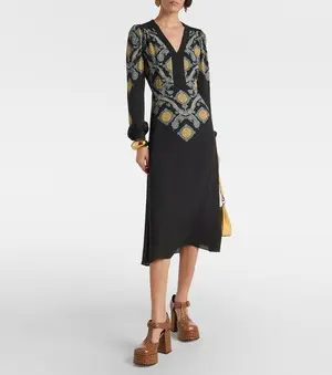 Etro Printed Midi Dress
