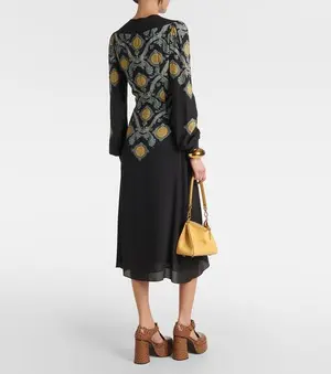 Etro Printed Midi Dress