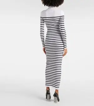 JEAN PAUL GAULTIER Striped Maxi Dress