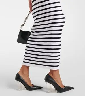 JEAN PAUL GAULTIER Striped Maxi Dress