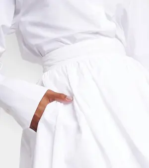 PATOU Cotton Miniskirt - White
