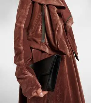 Rick Owens Velvet Jacket - Brown