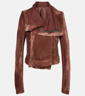 Rick Owens Velvet Jacket - Brown