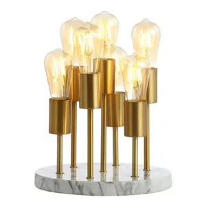 JONATHAN Y Pleiades Modern Metal/resin Led Accent Lamp - Brass Gold