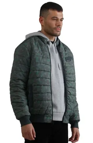 MEMBERS ONLY Soho Quilted Jacket - Olive Camo