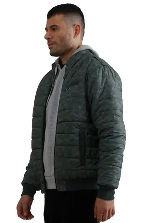 MEMBERS ONLY Soho Quilted Jacket - Olive Camo