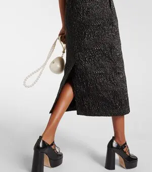 Simone Rocha Cloqué Midi Dress
